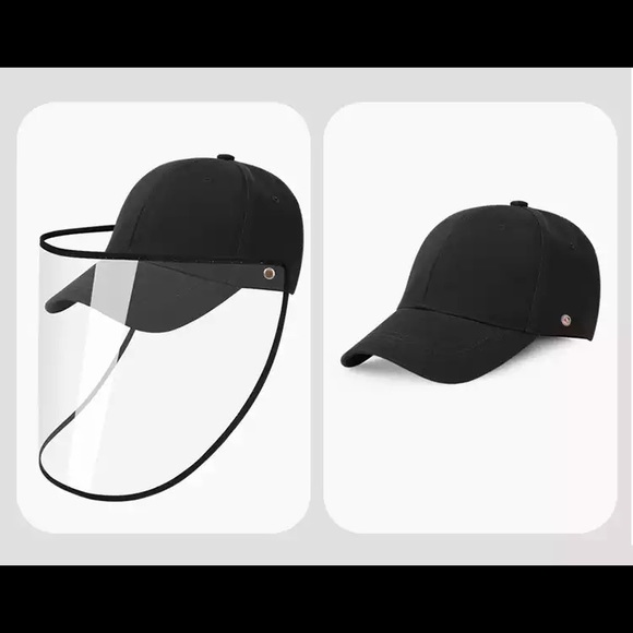 Accessories | Antisplash Caps With Removable Face Shield | Poshmark